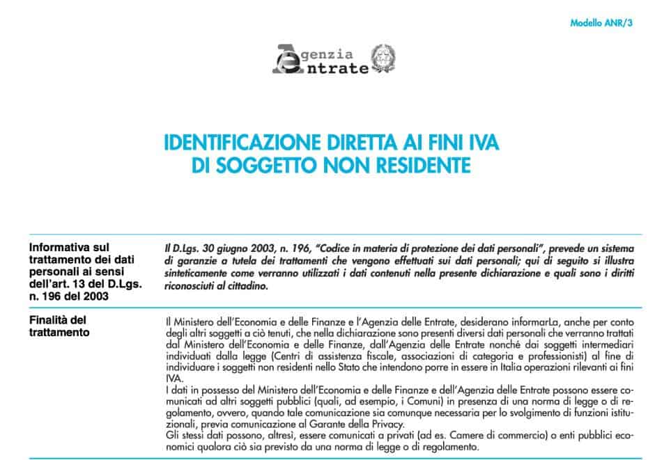 Modello Anr/3 2022 pdf: scarica gratis il documento