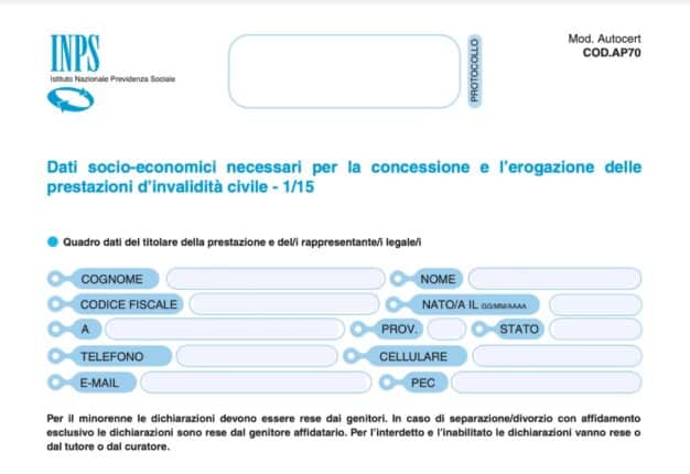 Modello AP70 pdf editabile 2025: istruzioni e invio online