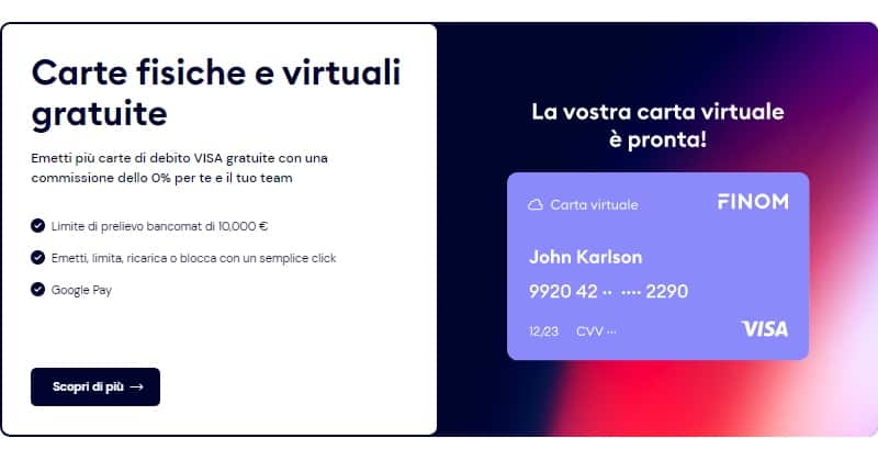 Finom: recensione conto business 2024 (costi e funzioni)