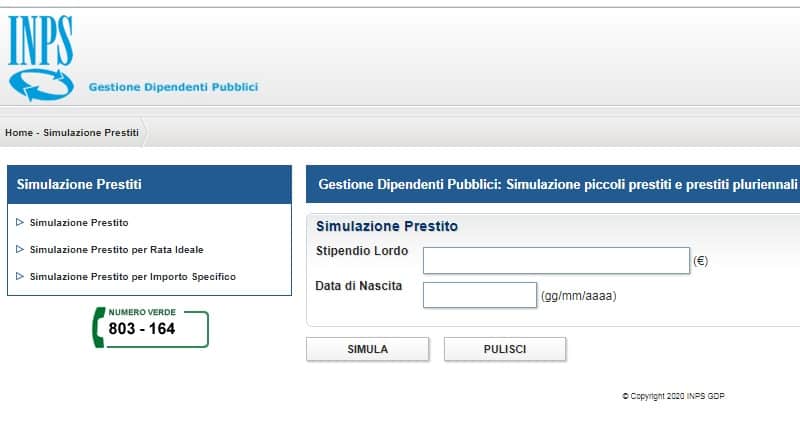 Prestiti Inps: adesso puoi simulare le rate direttamente online