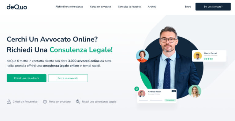 deQuo: come funziona la piattaforma dell'avvocato online